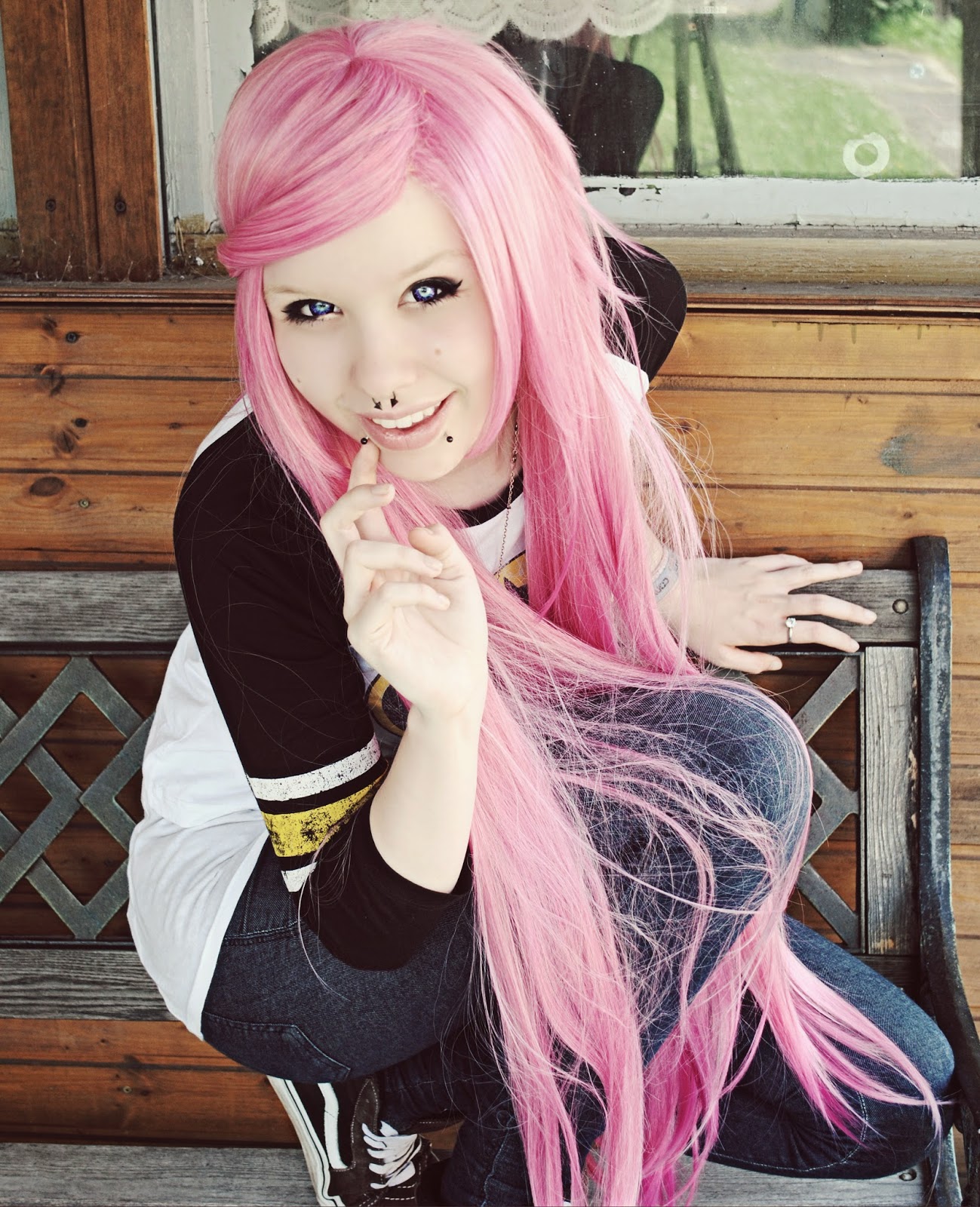 Moe Moe Wonderland: Maid Paya: *PinkyPink* Light Pink Cosplay Wig