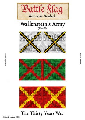 Wargame Flags of Wallenstein's Imperial Army of The Thirty Years War ...