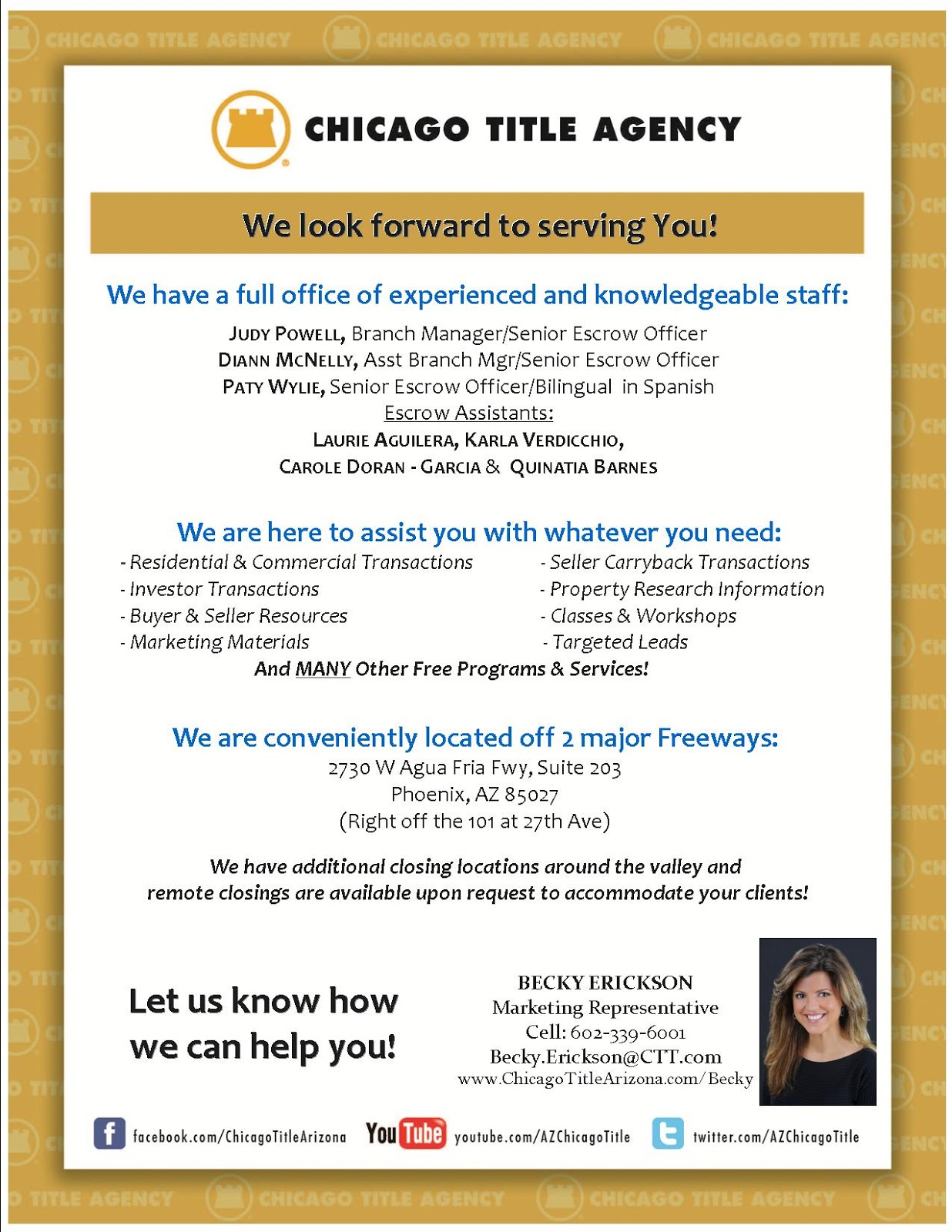 Chicago Title Classes & Events: What's happening in April...