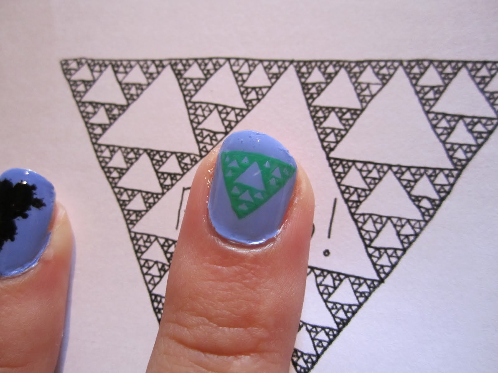 Frk. Fine & Katihh's nail blog: Geeky math nails