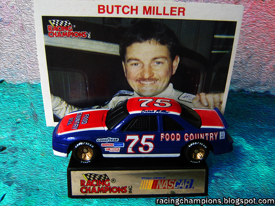 NASCAR Racing Champions Blog: Butch Miller #75 Food Country USA Oldsmobile