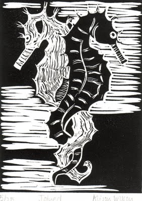Alex Snepvangers' Stylism : Examples of Lino Prints