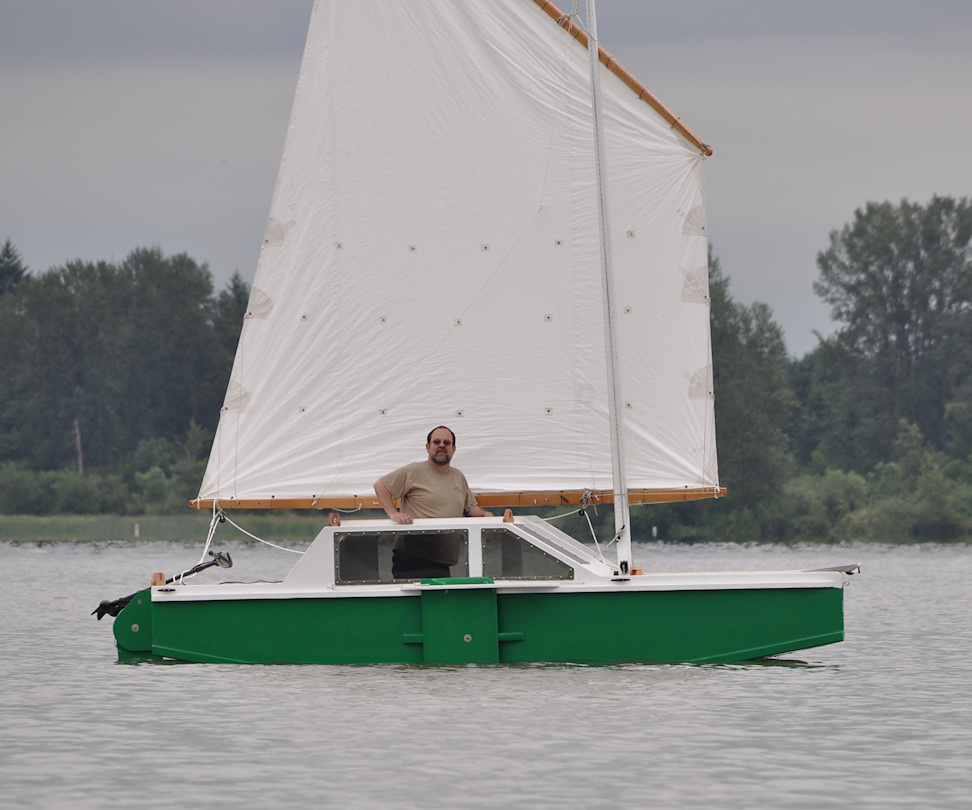 Michalak Robbsboat build: Fern Ridge photos actually sailing taken by John