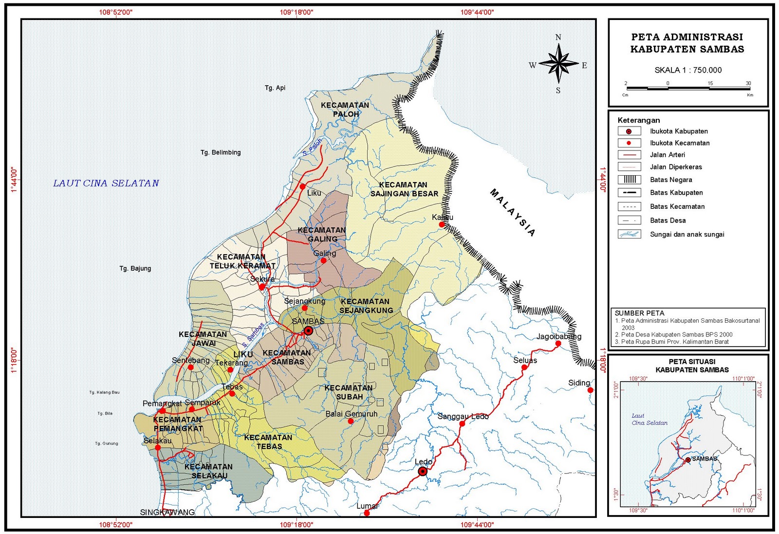 Profil Kabupaten Sambas Kalimantan Barat