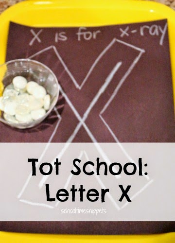 Letter X Toddler Activities | School Time Snippets