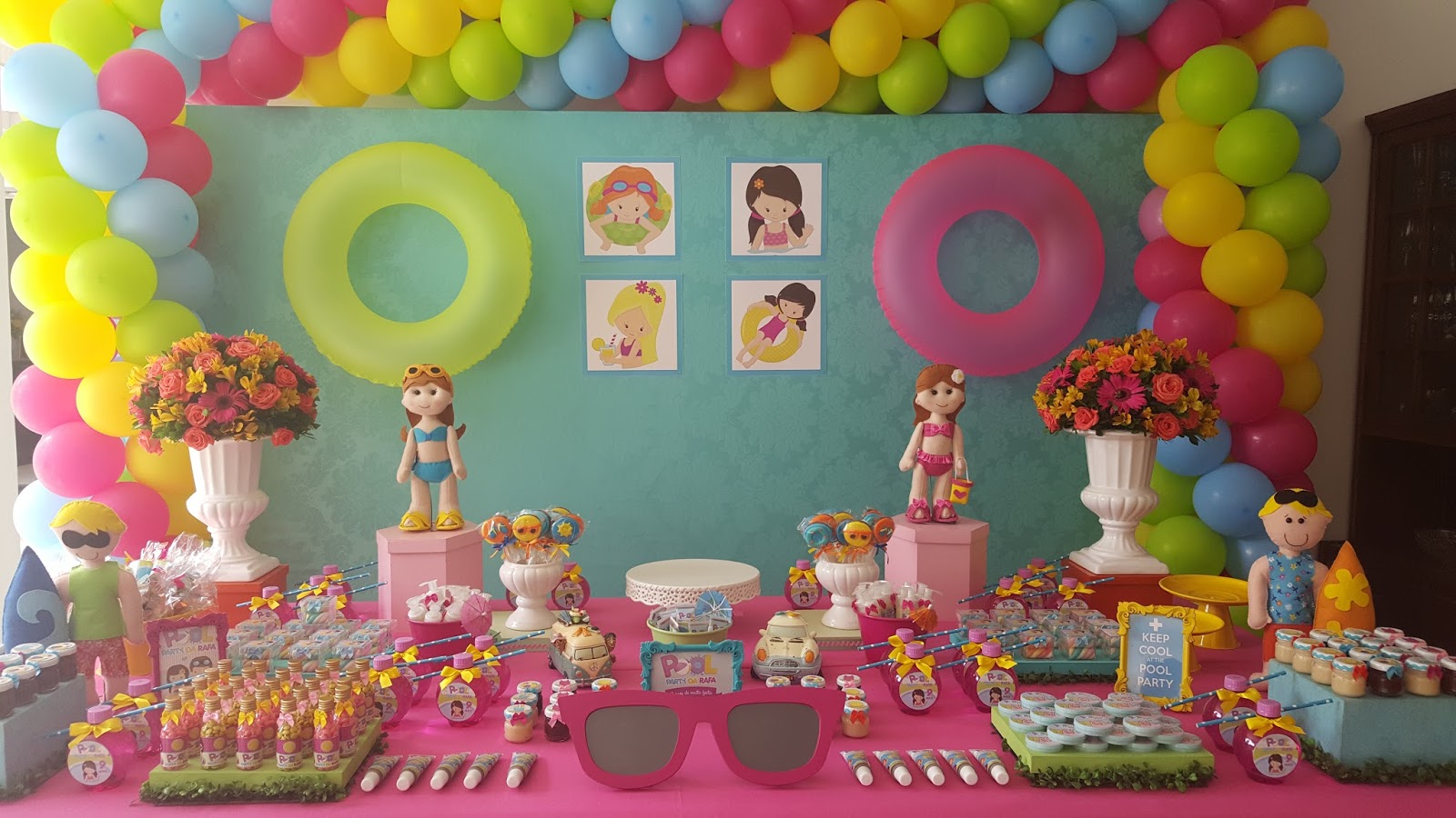Festejar Ateliê de Festas e Lembrancinhas: Pool Party da Rafa