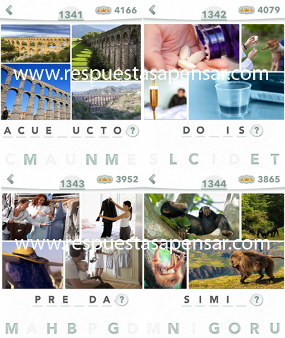 Respuestas y Soluciones para Apensar Nivel 1341, 1342, 1343, 1344 ...