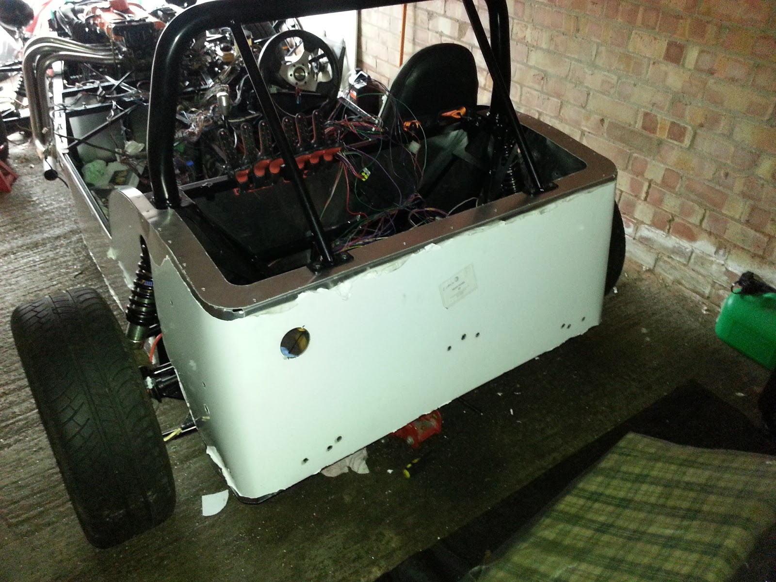 Zach's GBS Zero Build Adventure: Rear Panel and Fuel Tank