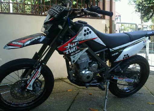 MODIFICATION KAWASAKI D-TRACKER 2013 | Harga Motor Indonesia