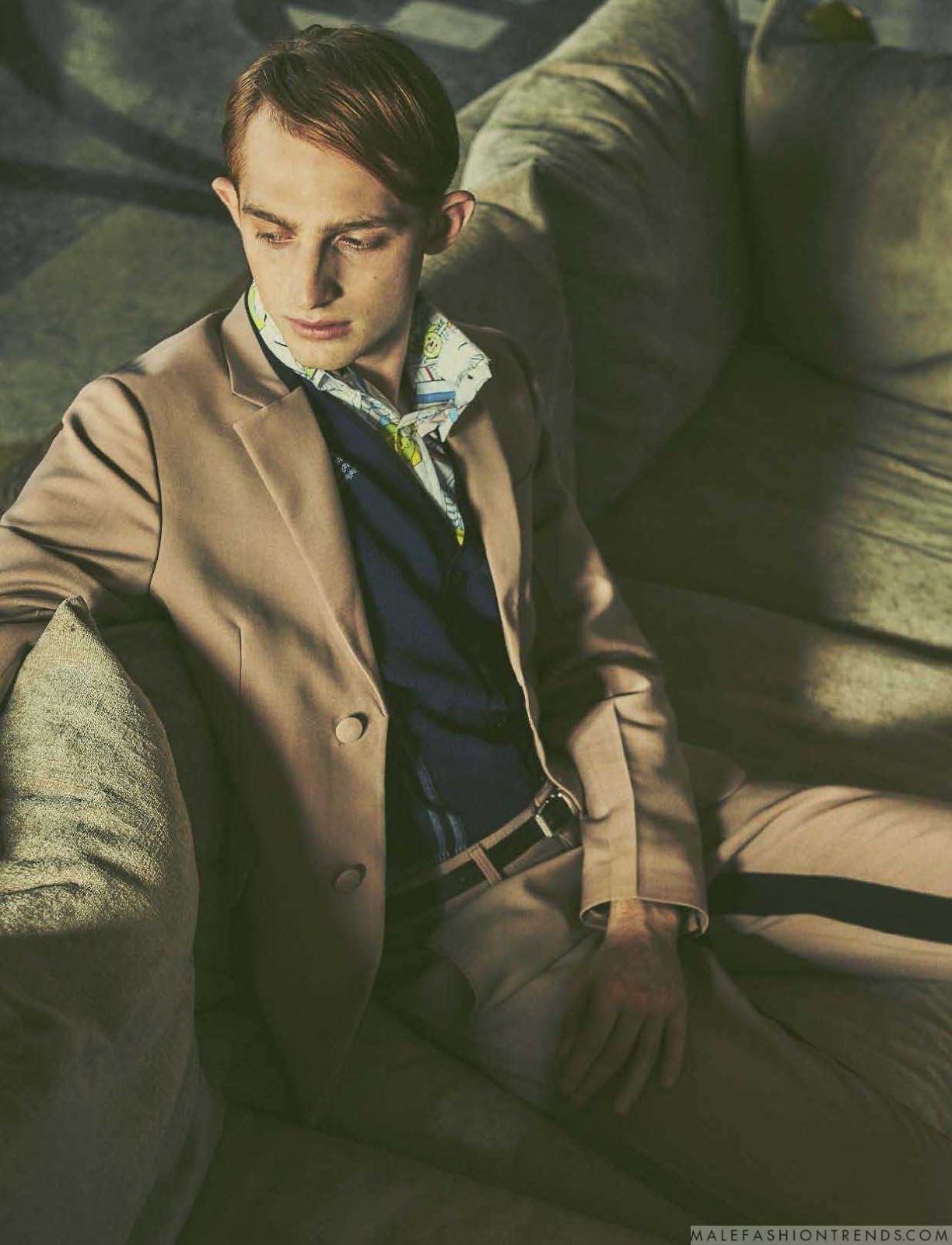 Linus Wondermann y Charlie Cooper se enfundan en Prada para GQ Italia