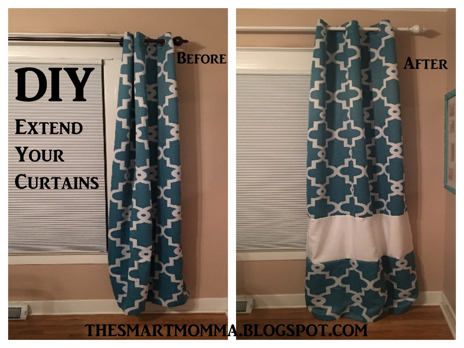 The Smart Momma: Extend Your Curtains