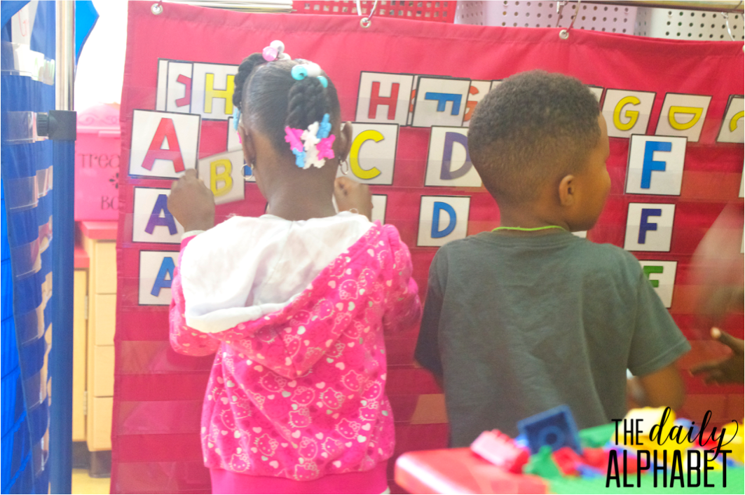 Beginning Centers in Kindergarten - The Daily Alphabet