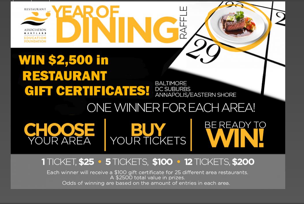 Dining Dish: Win $2,500 in restaurant gift certificates - 'A Year of ...