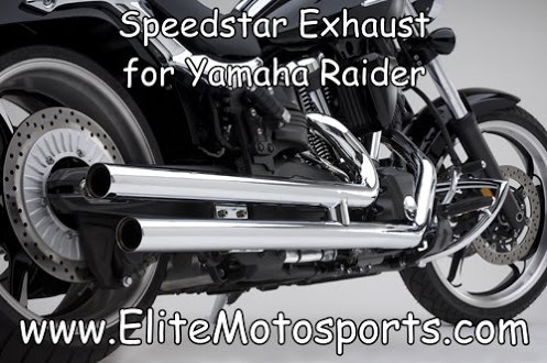Elite Motosports Blog: Yamaha Raider Speedstar Long Drag Pipes by Yamaha