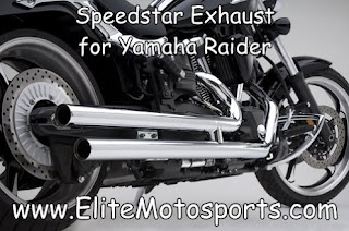 Elite Motosports Blog: Yamaha Raider Speedstar Long Drag Pipes by Yamaha
