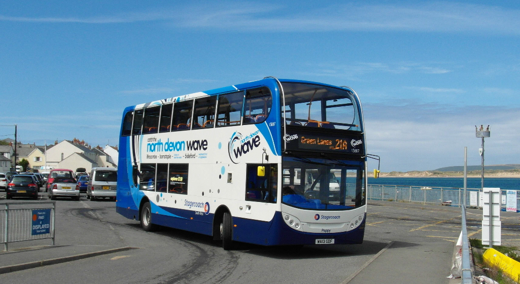 Southern England Bus Scene: Ride the North Devon Wave...