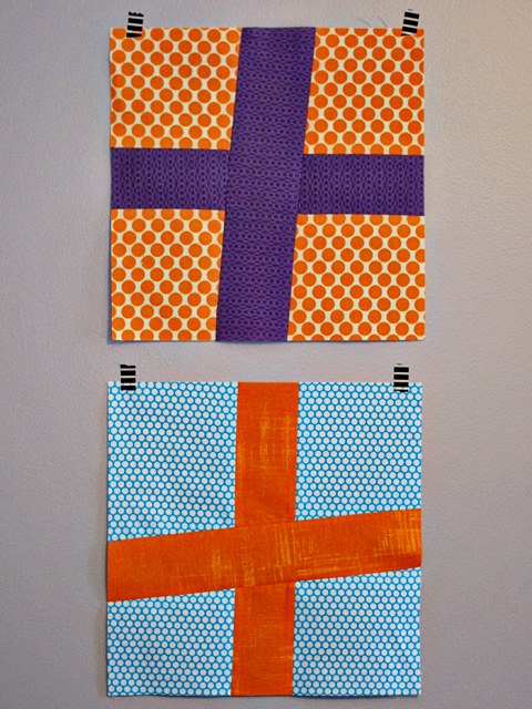 Bijou Lovely: wonky cross blocks.