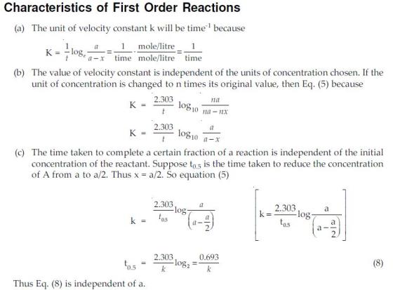 First Order Decay Equation