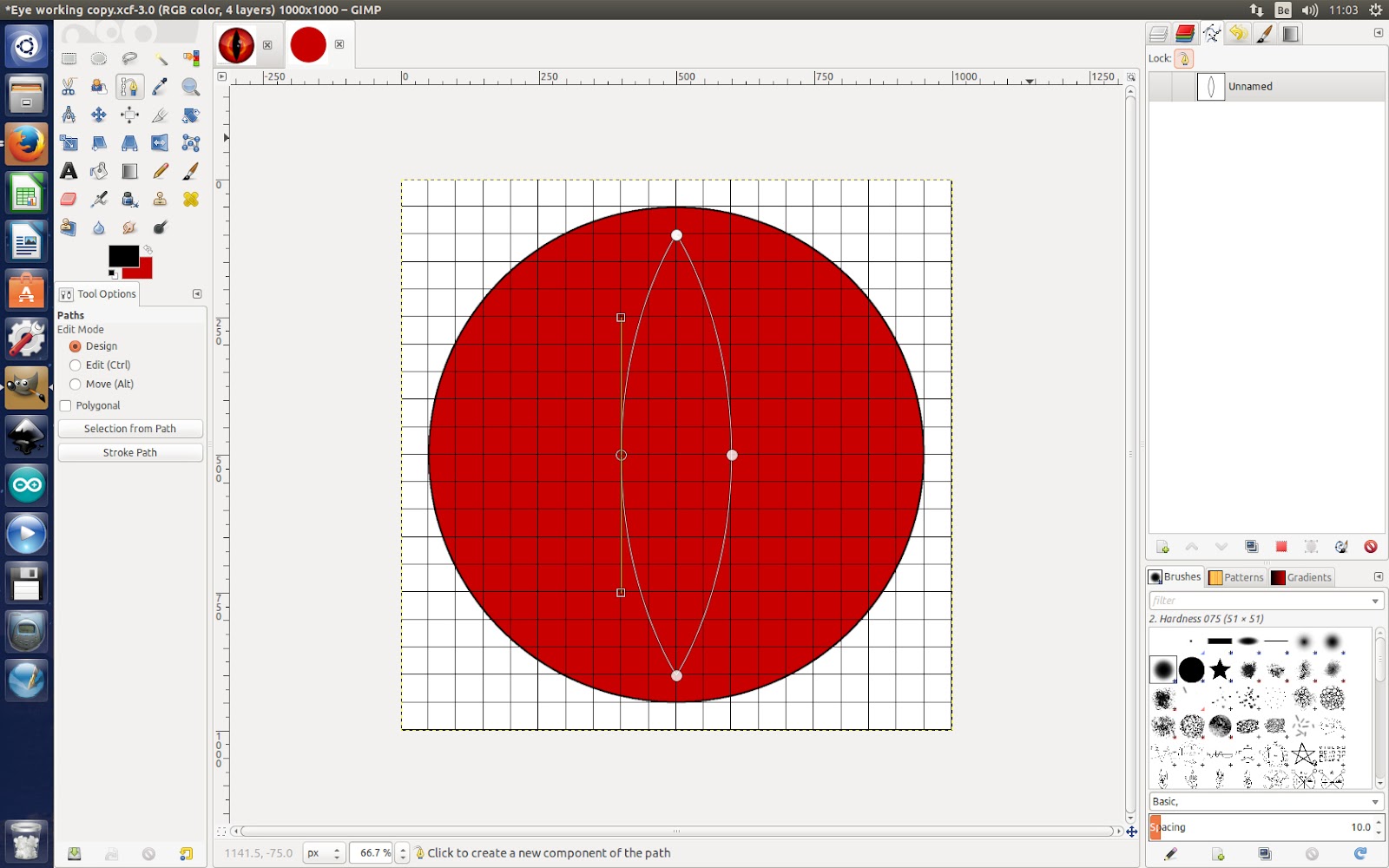 Creating eyes in Gimp ~ Eyeballs Studio