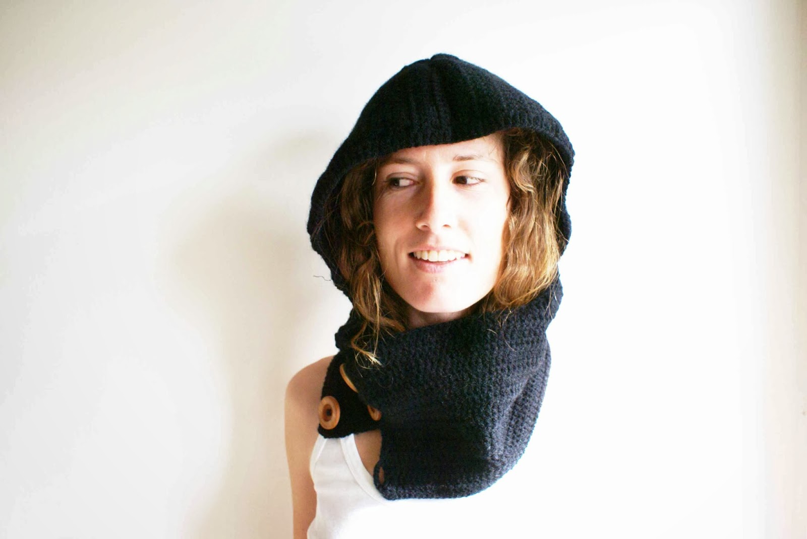 enganxArt **CROCHET & MORE**: CUELLO CON CAPUCHA