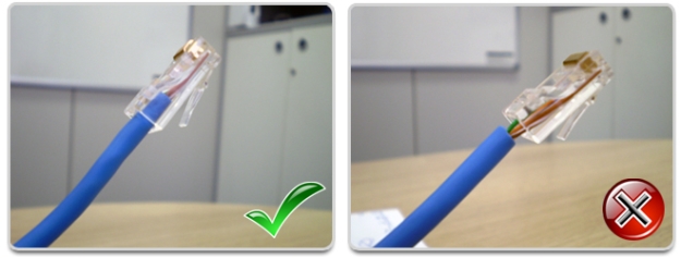 TECNOSOLUTION: Aprendendo a crimpar cabo de rede, Cabo Direto!