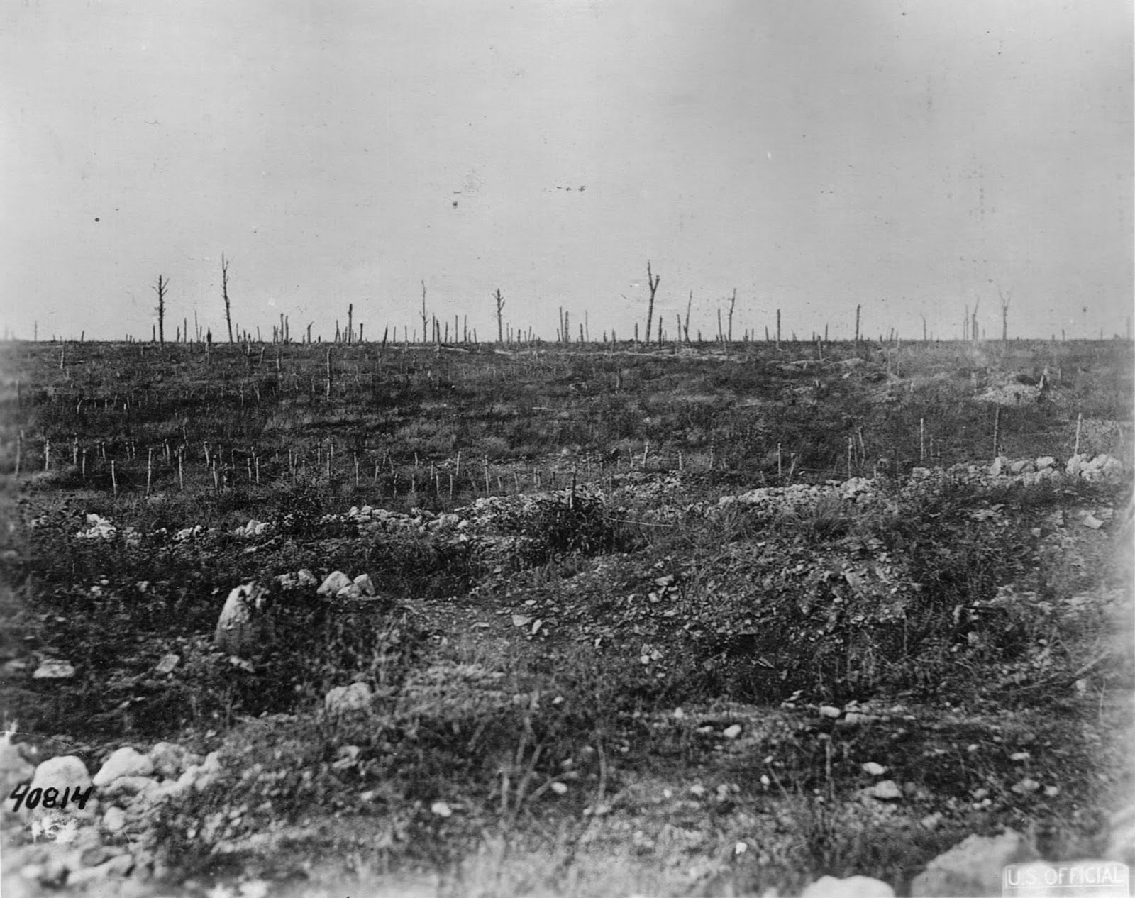 WWI Photos: The Battlefield Northwest of Verdun
