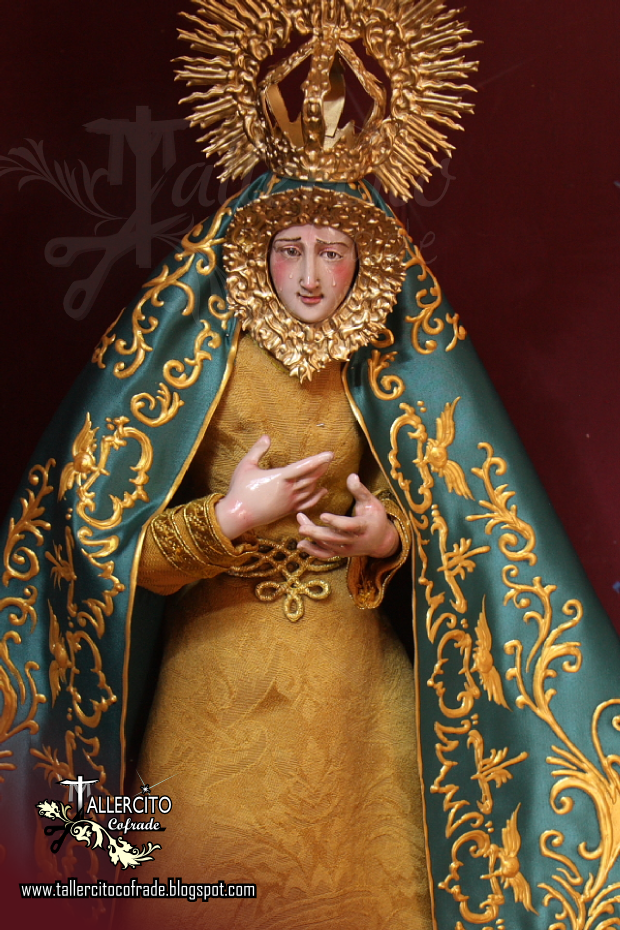 Rostrillo para Porcuna, Virgen de 35 cm