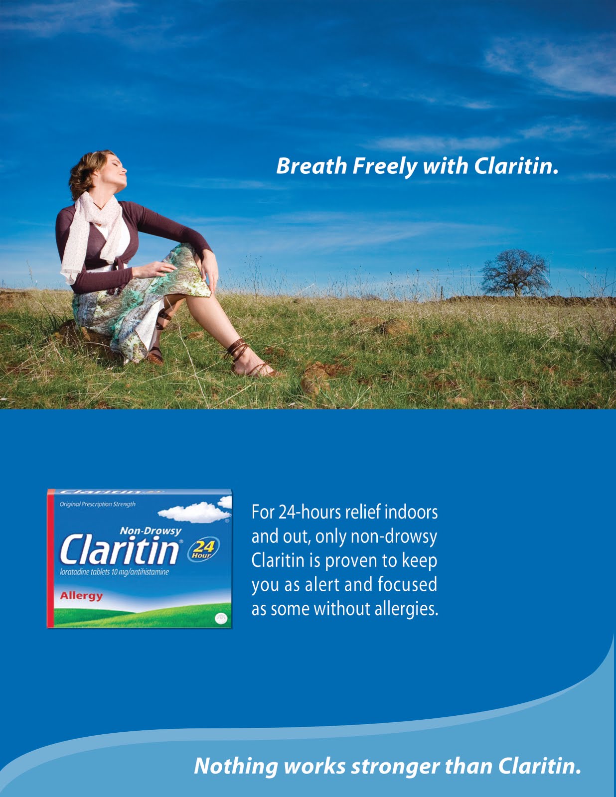 Claritin Magazine Ad