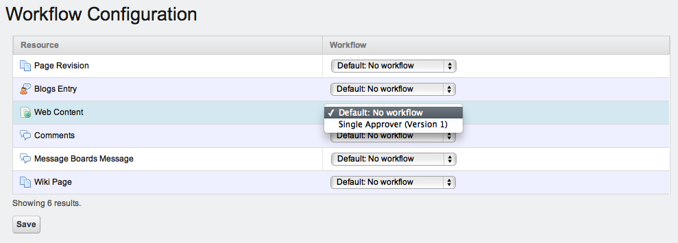 Liferay Tutorials: Workflow With WCM Utilizing Liferay's