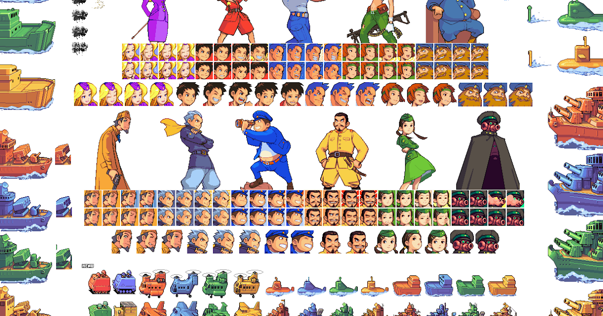 Design, Geek and Counter-Culture: advance wars sprites