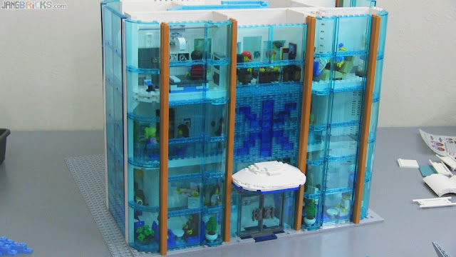 Custom LEGO hospital MOC progress