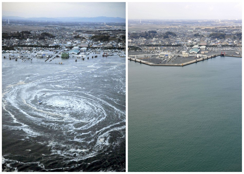JAPAN BEFORE AND AFTER TSUNAMI - Omygad!