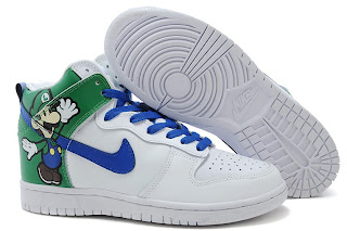 Supermario Nike Dunks/Nike Dunks SB High Paper Super Mario Bro Women ...