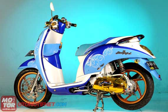 Kumpulan Modifikasi Motor Matic Honda Scoopy
