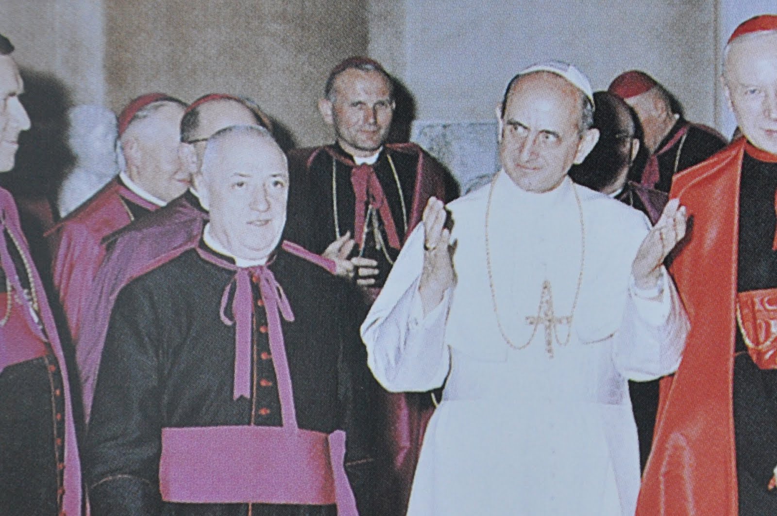 Orbis Catholicus Secundus: Extremely Rare Photo: Popes Paul and John ...