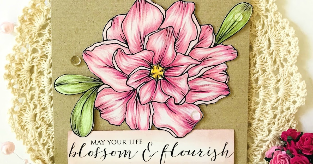 Paperie Expressions: Desert Rose : CAS Card