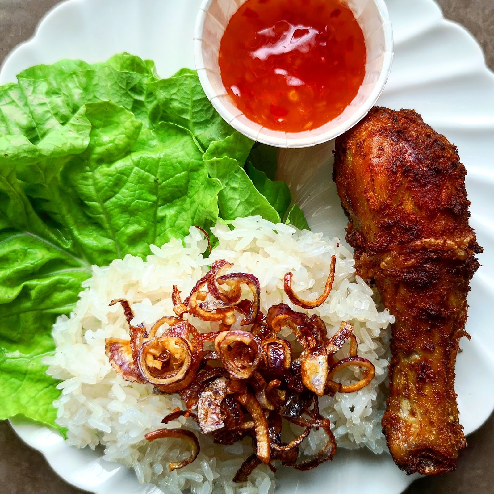 DAPUR EE: PULUT AYAM GORENG