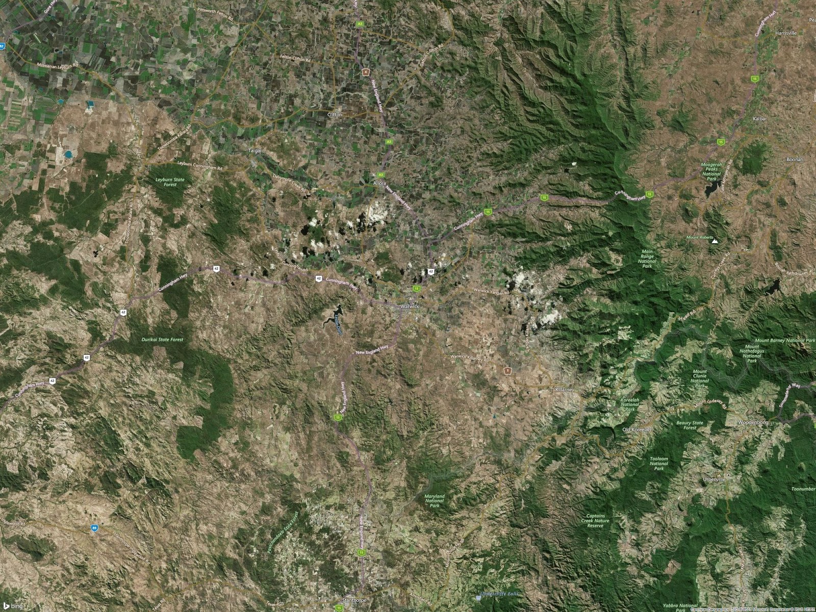 Warwick Map Free Download