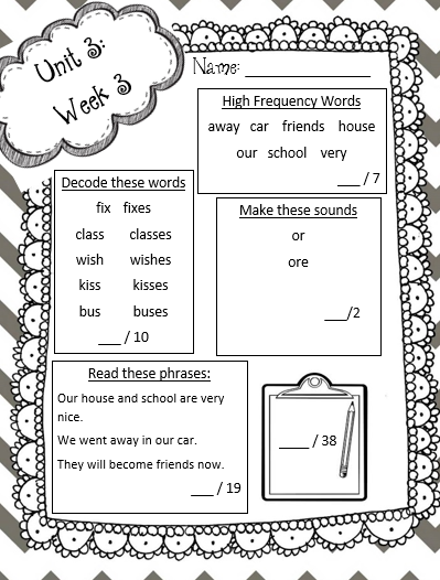 FIRST GRADE MON-STARS: Reading Street Unit 3 Resource Pack