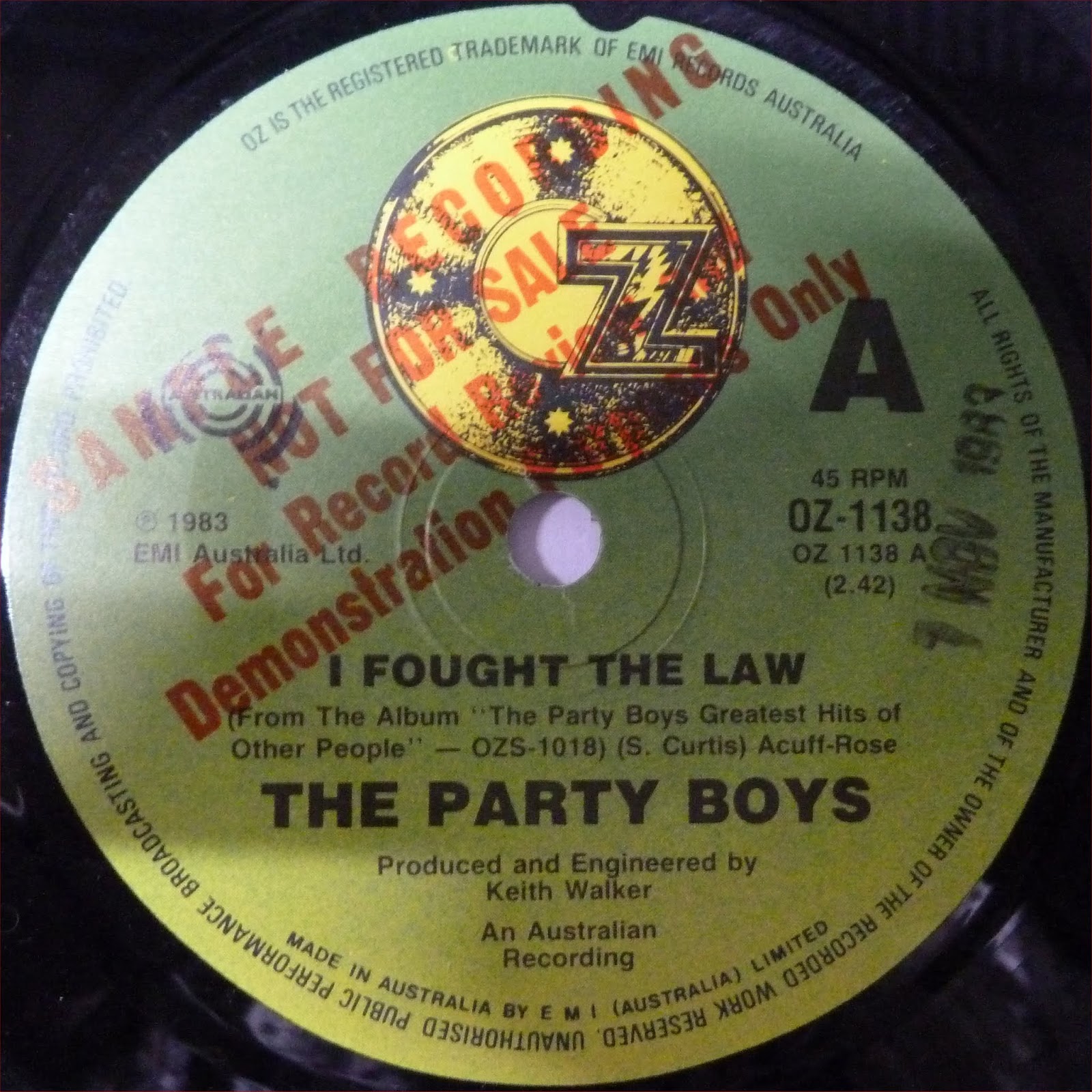 Rock On Vinyl: The Party Boys - Greatest Hits (Of Other People) 1983