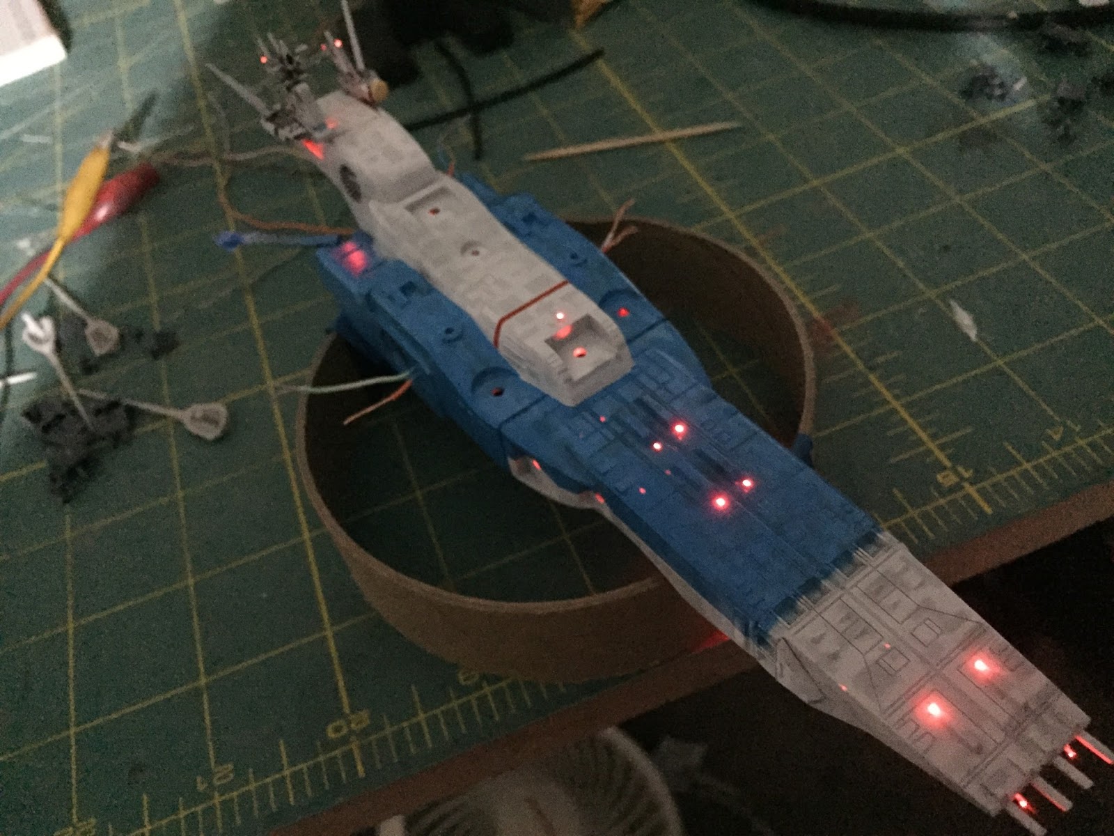 The Irate Modeler: Macross "Robotech" SDF-1 Part 2