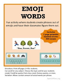 The Best of Teacher Entrepreneurs: FREE MISC. LESSON - “Emoji Phrases”