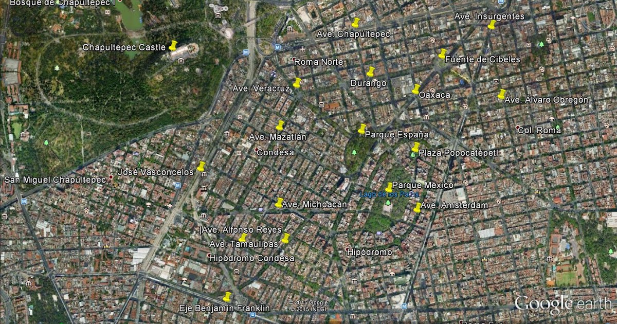 Mexico City Ambles: Colonia Condesa and Its Sisters - From Past to ...