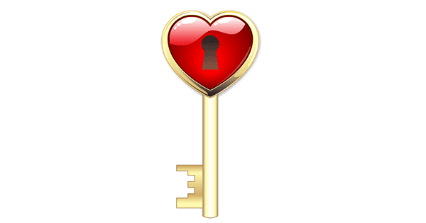 Heart Key | Symbols & Emoticons