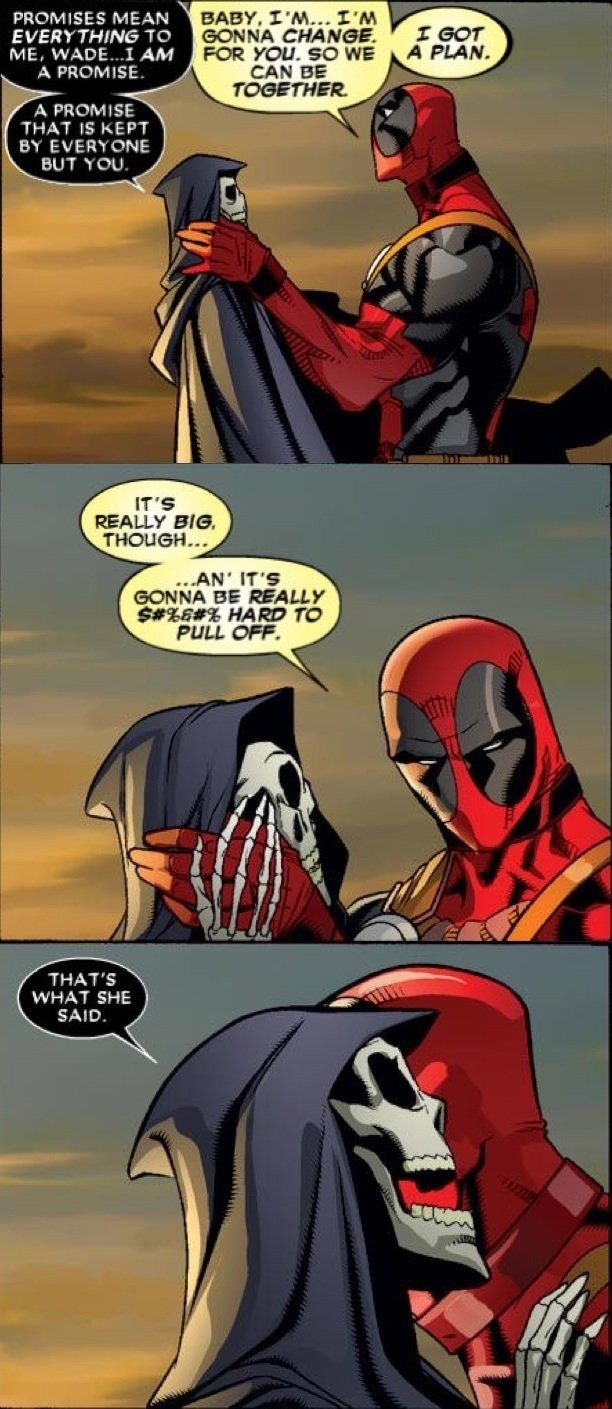 Deadpool And Death Love
