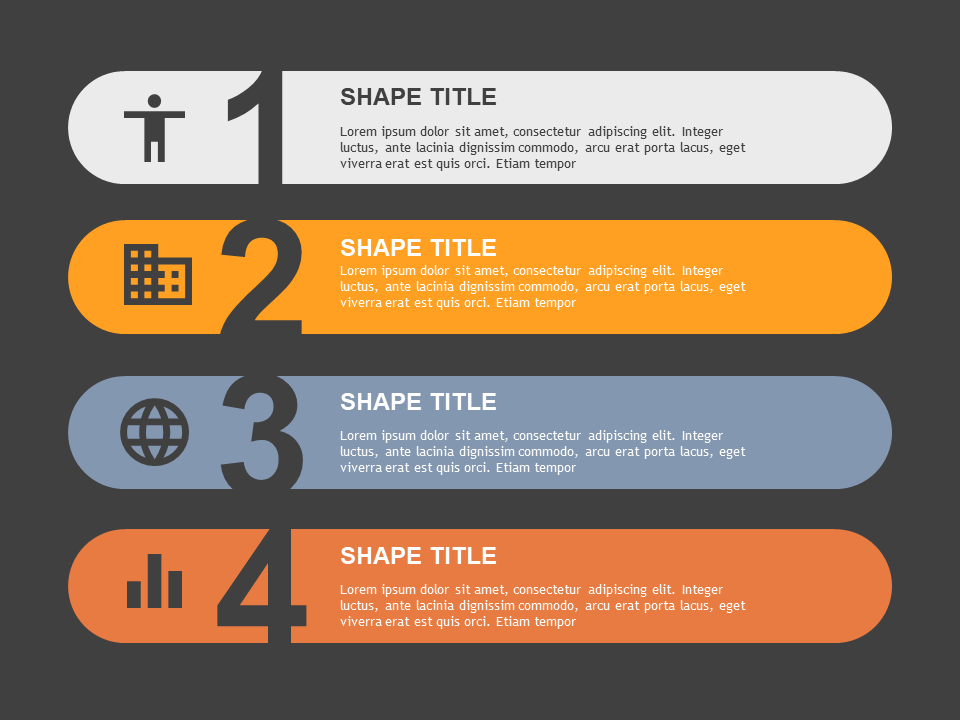Invert Number Round-bar PowerPoint Templates - PowerPoint Free