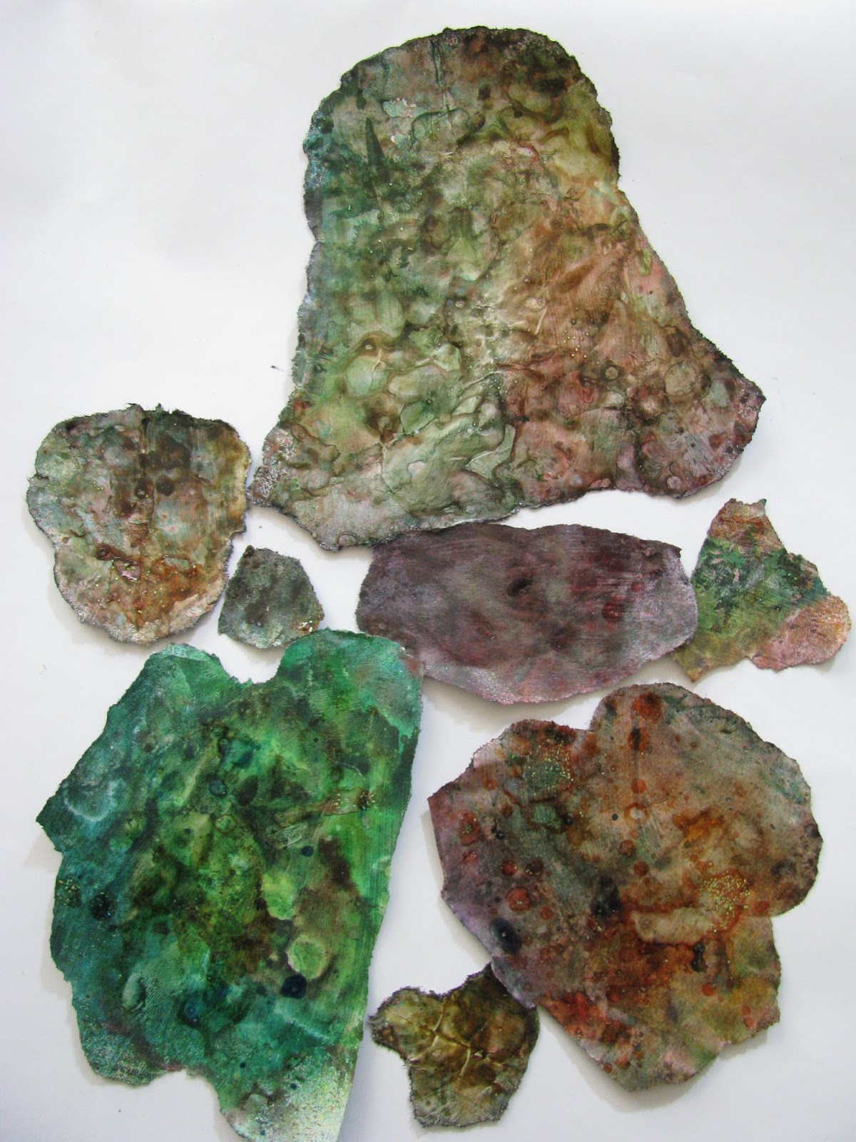 Mundane Entertainment: Polished Stone Technique With Tattered Angels Paints