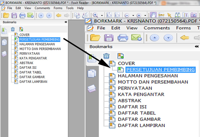 Menggabungkan File PDF & Cara Mudah Membuat Bookmark Skripsi (PDF ...