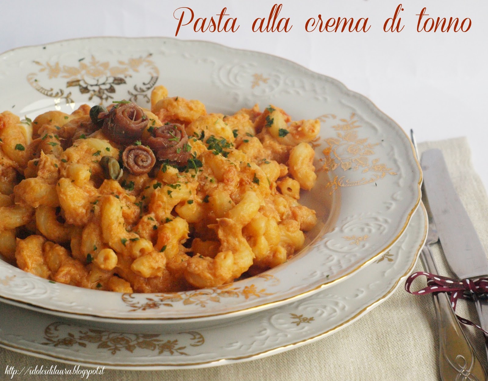 i dolci di laura: Pasta alla crema di tonno