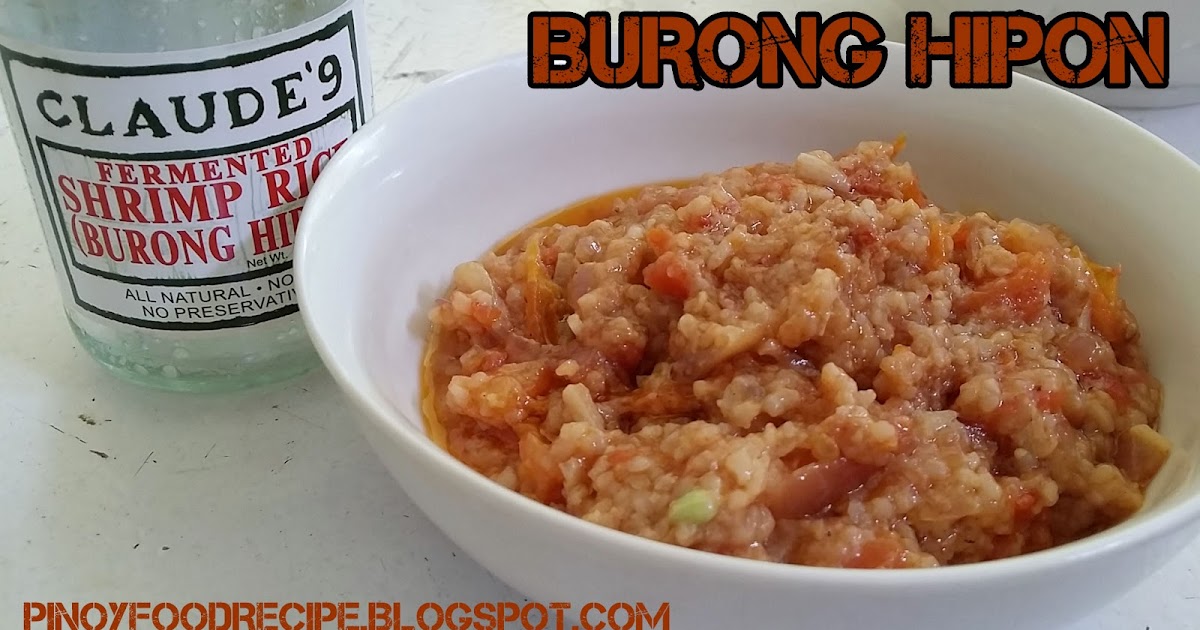 Pinoy Food Recipes: Ginisang Burong Kanin na may Hipon (Sauteed ...